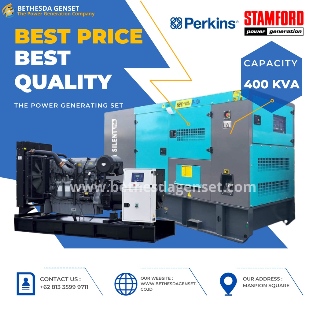 Jual Perkins 400 Kva Genset Type Silent 3 Phase | Shopee Indonesia