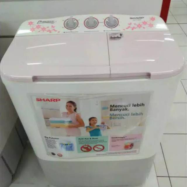 Jual MESIN CUCI SHARP 80MW 8KG 2 tabung | Shopee Indonesia