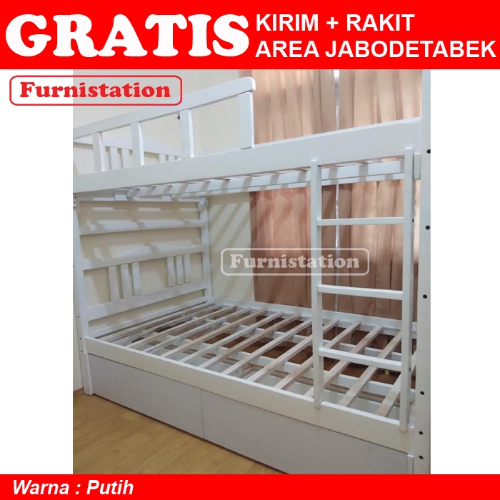 Jual Ranjang Susun Dengan Laci Kolong / Divan Tingkat Dengan Laci ...