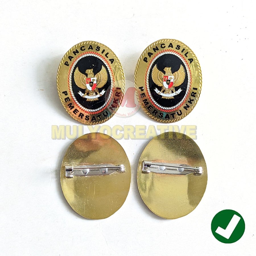 Jual Pin Pancasila Garuda Emblem Garuda Pancasila Model Oval | Shopee ...