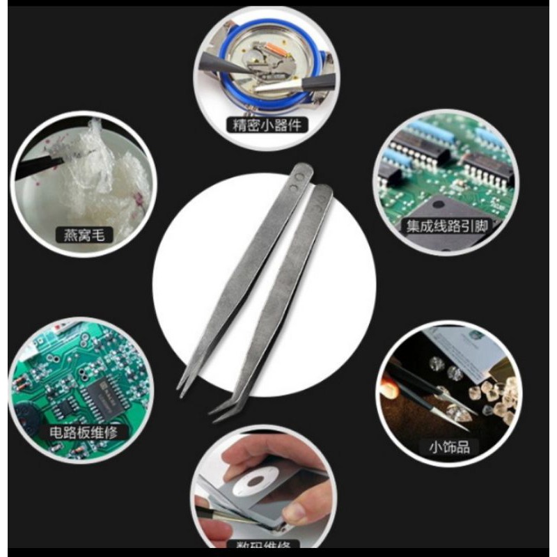 Jual PINSET PIN SET STAINLESS LURUS BENGKOK PER PCS | Shopee Indonesia