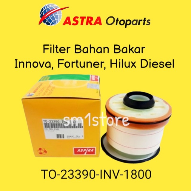 Jual Filter Saringan Solar Innova Fortuner Hilux Hiace Diesel Pajero ...