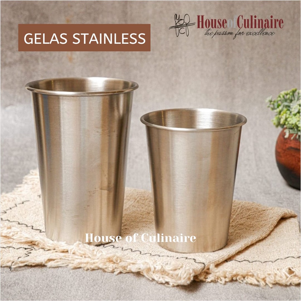 Jual Gelas Stainless SUS 304 Korean Cup Milk Tea - 300 ml 500 ml | Shopee Indonesia
