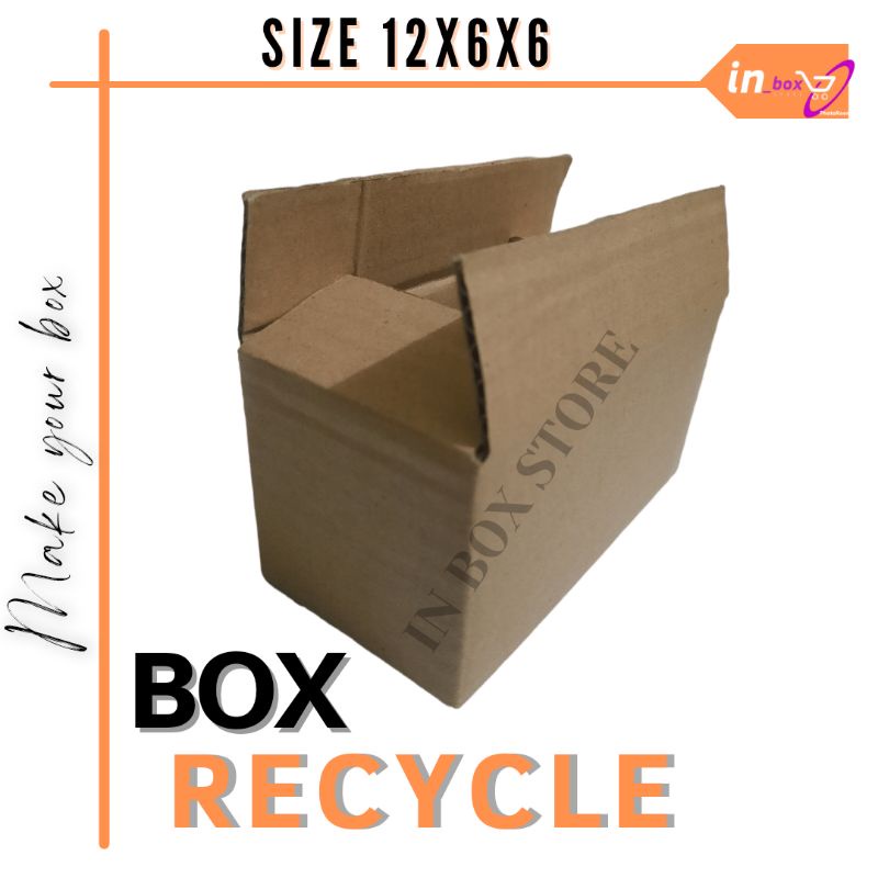 Jual kardus packaging 12x6x6 multi fungsi / box olshop recycle | Shopee ...