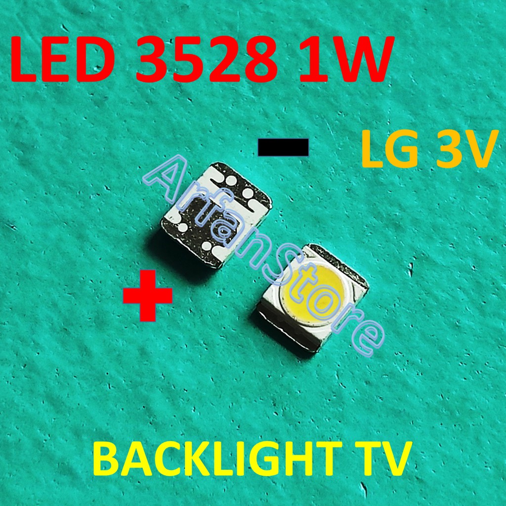 Jual LED SMD 3528 LG 1W Backlight TV LCD Cold White 2835 Korea Putih ...