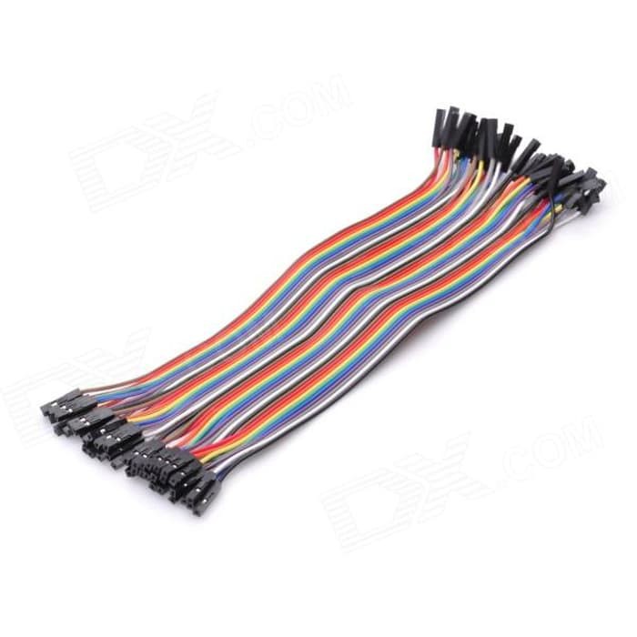 Jual Female To Female Dupont Wire Cable Arduino Panjang 20 Cm, Isi 40 ...