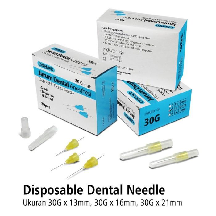 Jual Nay / Jarum Dental Anesthesi Needle 30G Gigi Dental Needle ...