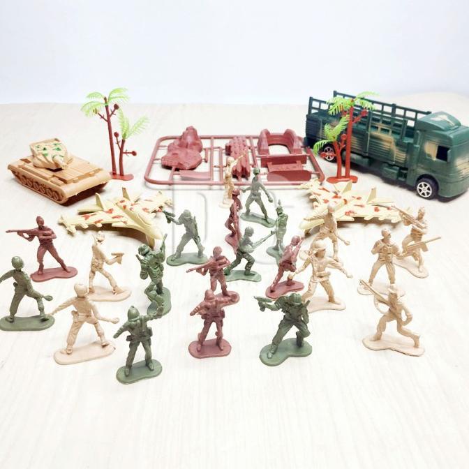 Jual :>:>:>:>] Army Military Super Power TAS Mini Figure Tentara Militer Combat Set | Shopee ...