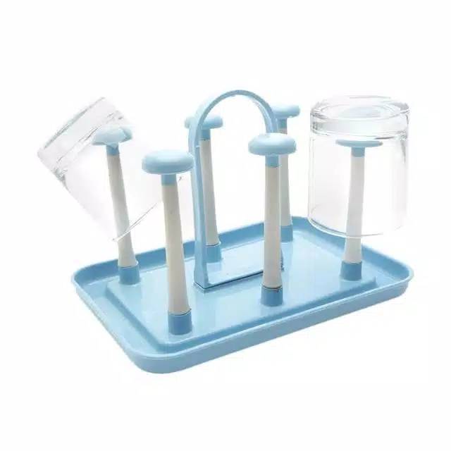 Jual Tempat Gelas 6 Set - Wadah Gelas Plastik - Rak Gelas - Stand Gelas | Shopee Indonesia