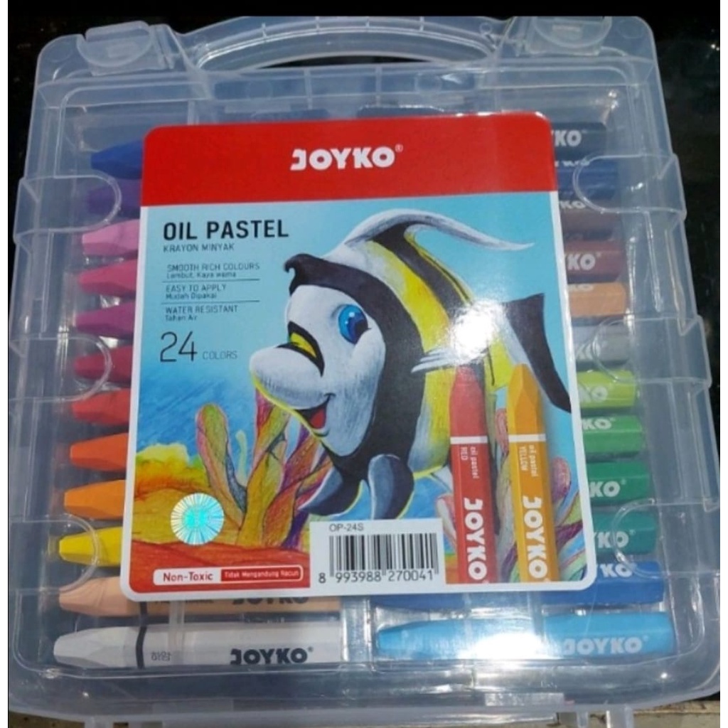 Jual Joyko Artist Oil Pastel Set 24 | Crayon Joyko | Shopee Indonesia