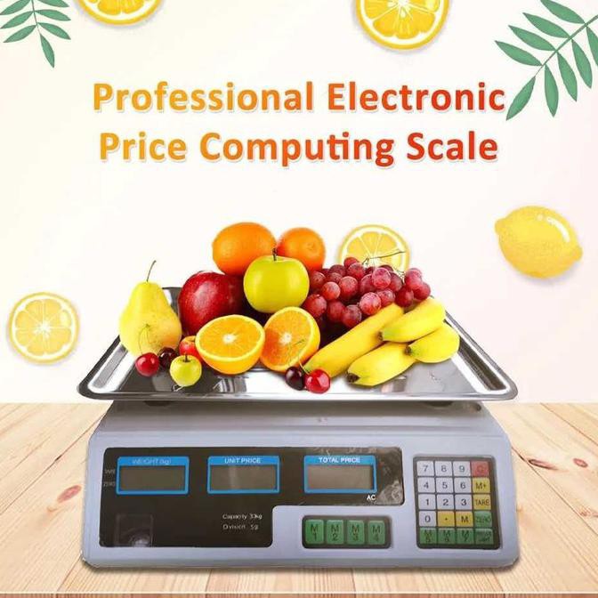 Jual Digital Computing Scale 30 Kg Double Display /Timbangan Buah 40Kg ...