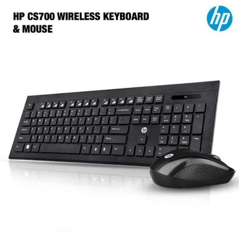 Jual HP Wireless Keyboard And Mouse Combo CS700. keyboard mouse ...