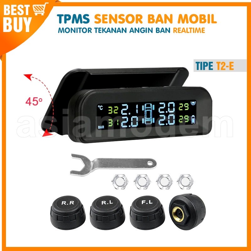 Jual TPMS Sensor Monitor Tekanan Angin Ban Mobil External Internal ...