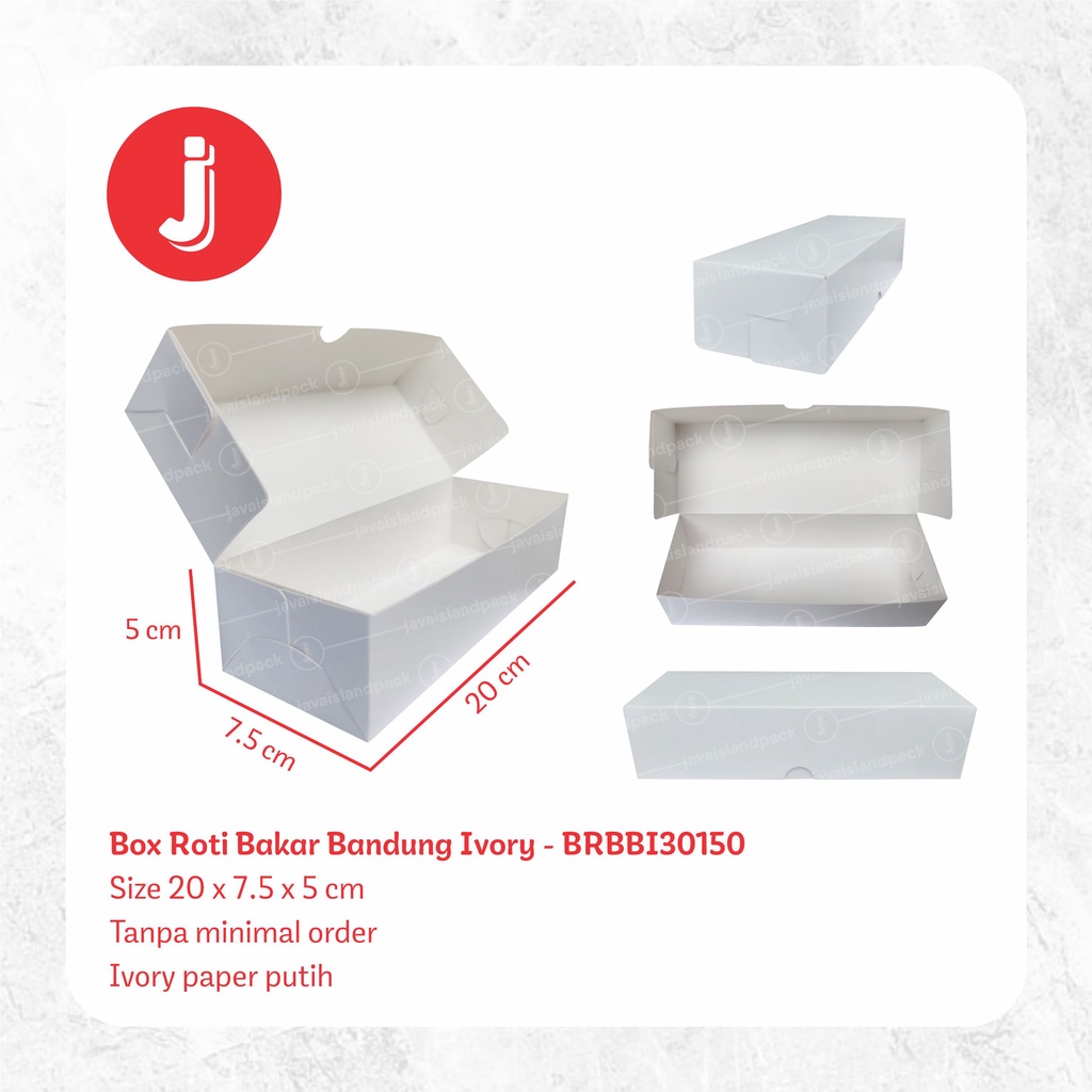 Jual Box Roti Bakar Bandung Ivory - BRBBI30150 | Shopee Indonesia