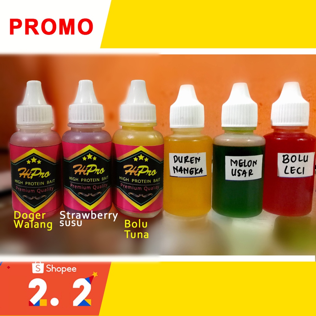 Jual Essen pancing Lomba Ikan Mas 30ml Melon Usar Strawberry susu Nagka ...