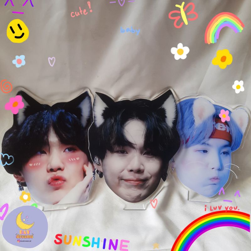 Jual ACRYLIC HEAD STANDEE SUGA BTS | Shopee Indonesia