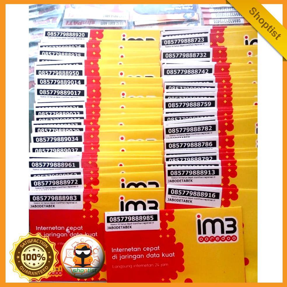 Jual Kartu Perdana Im3 Indosat Ooredoo | Nomor Im3 Sim Card M3 Pulsa ...