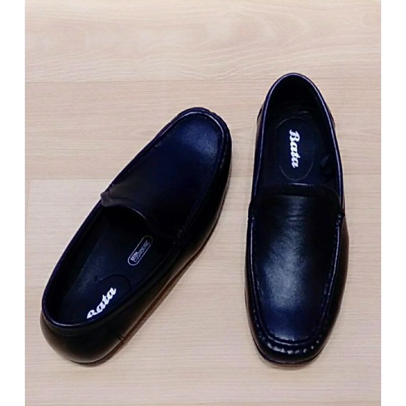 Jual BATA Sepatu Pantopel Pria Formal BLACK Original-8316109 | Shopee ...