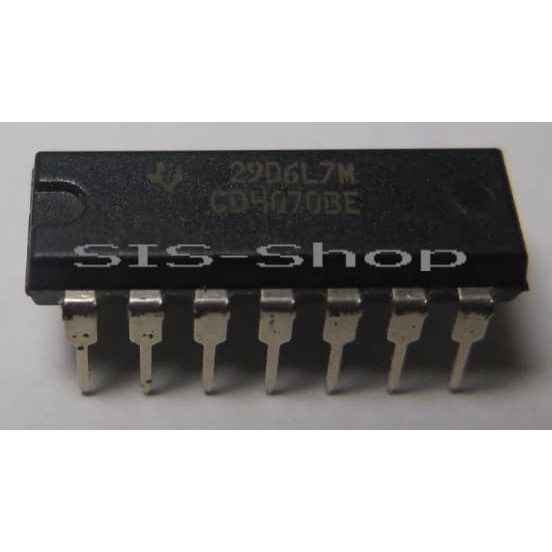 Jual IC CMOS CD4070 4070 Quad 2 input EXCLUSIVE OR Gate | Shopee Indonesia