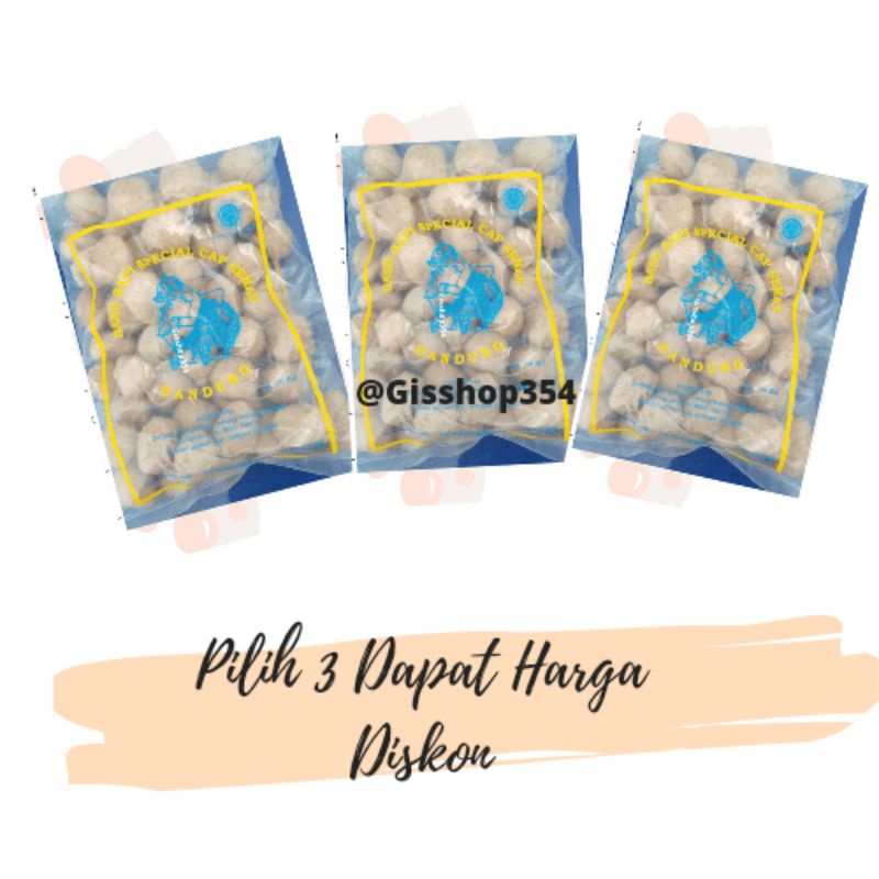 Jual PAKET Bakso Sapi Cap semar Baso Mutiara Isi 50 Biji / Baso Cuangki ...