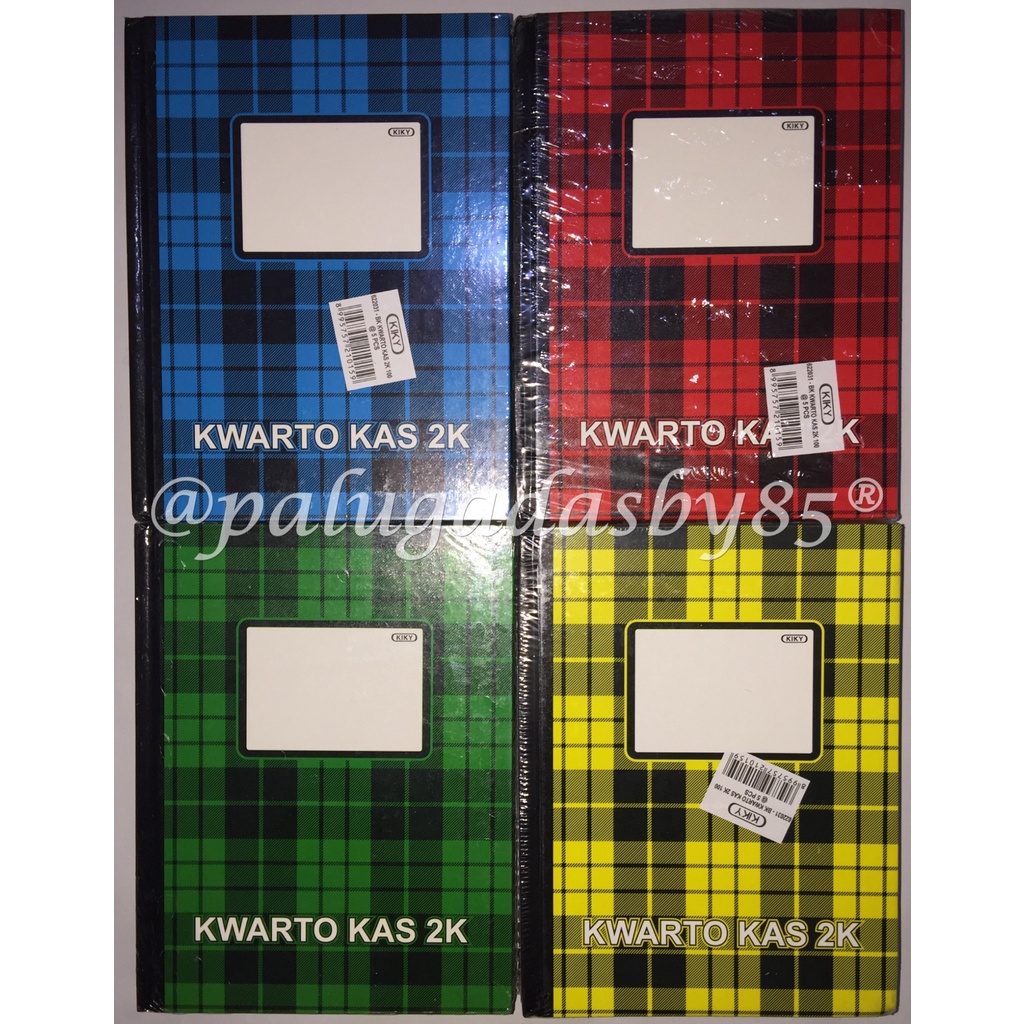 Jual (1 Biji) KIKY Buku Hard Cover KIKY Kas 2 Kolom Kwarto 100 / Hard ...