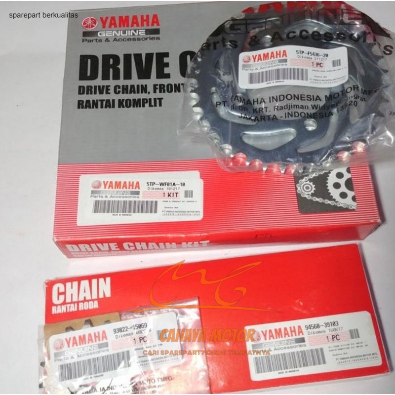 Jual Gear Set Jupiter Z gir paket set jupiter z gear set Jupiter z ...