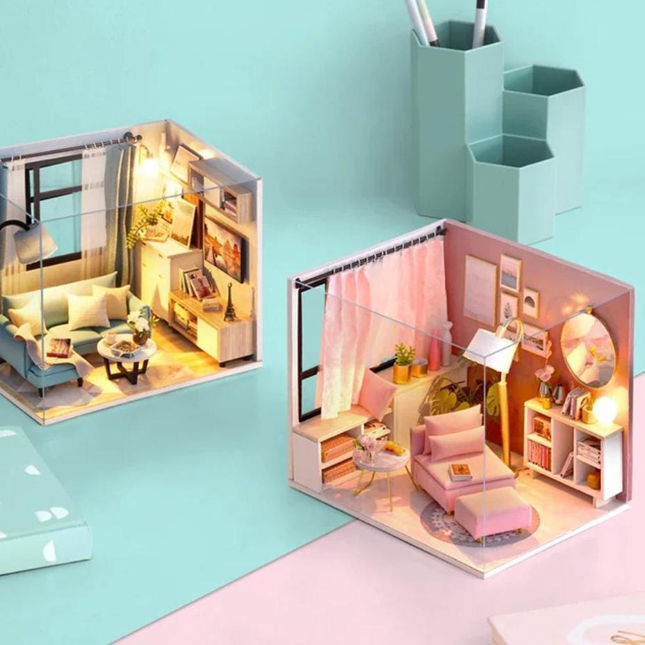 Jual Model Baru DIY Miniatur Rumah Mini DIY Miniature House Doll Rumah ...