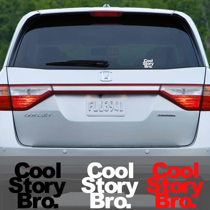 Jual Stiker Mobil Cool Story Bro - Car Decal Vinyl Sticker | Shopee ...