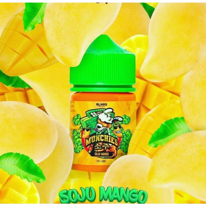Jual MUNCHIES V4 MANGO BY TNT X BLNRS X JVS 3MG 60ML LIQUID | Shopee ...