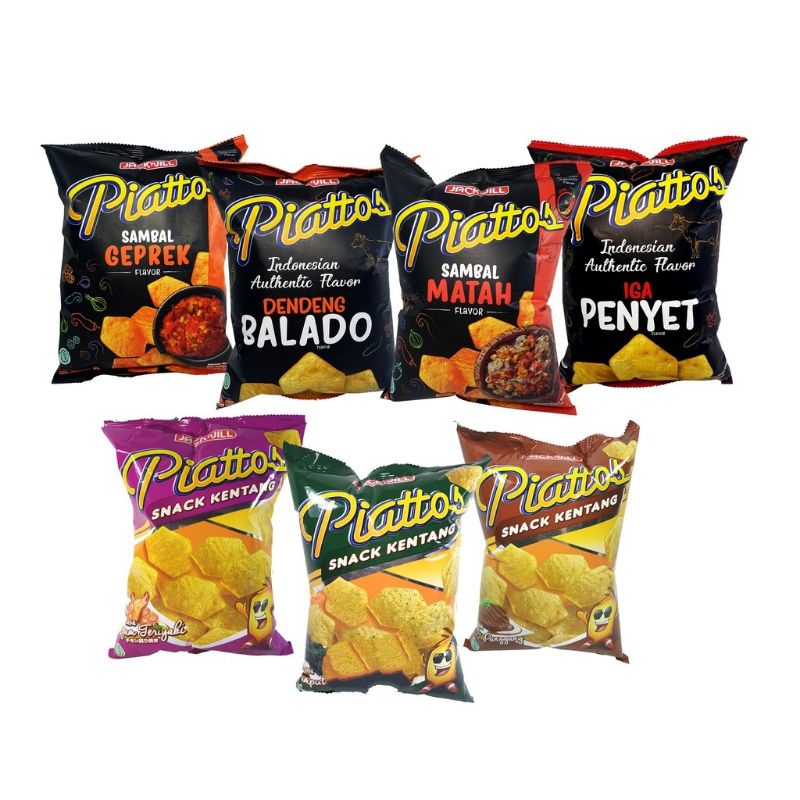 Jual Piatos Snack kentang big size 68 gram semua varian | Shopee Indonesia