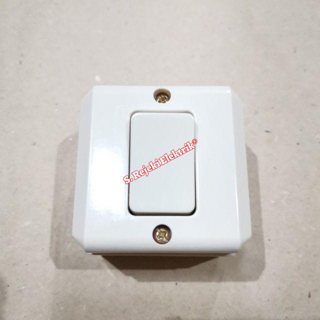 Jual Broco Steker/Saklar Lampu Tunggal/Single Inbow/Inbo/Tanam Outbow ...
