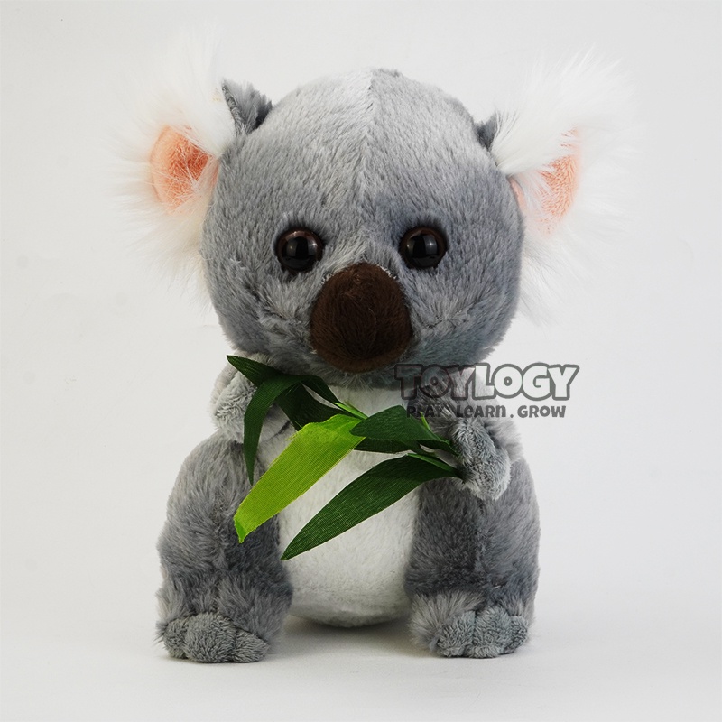 Jual Boneka Bulu Binatang Hewan Lucu Koala Sitting Apiku Daun Bambu ...