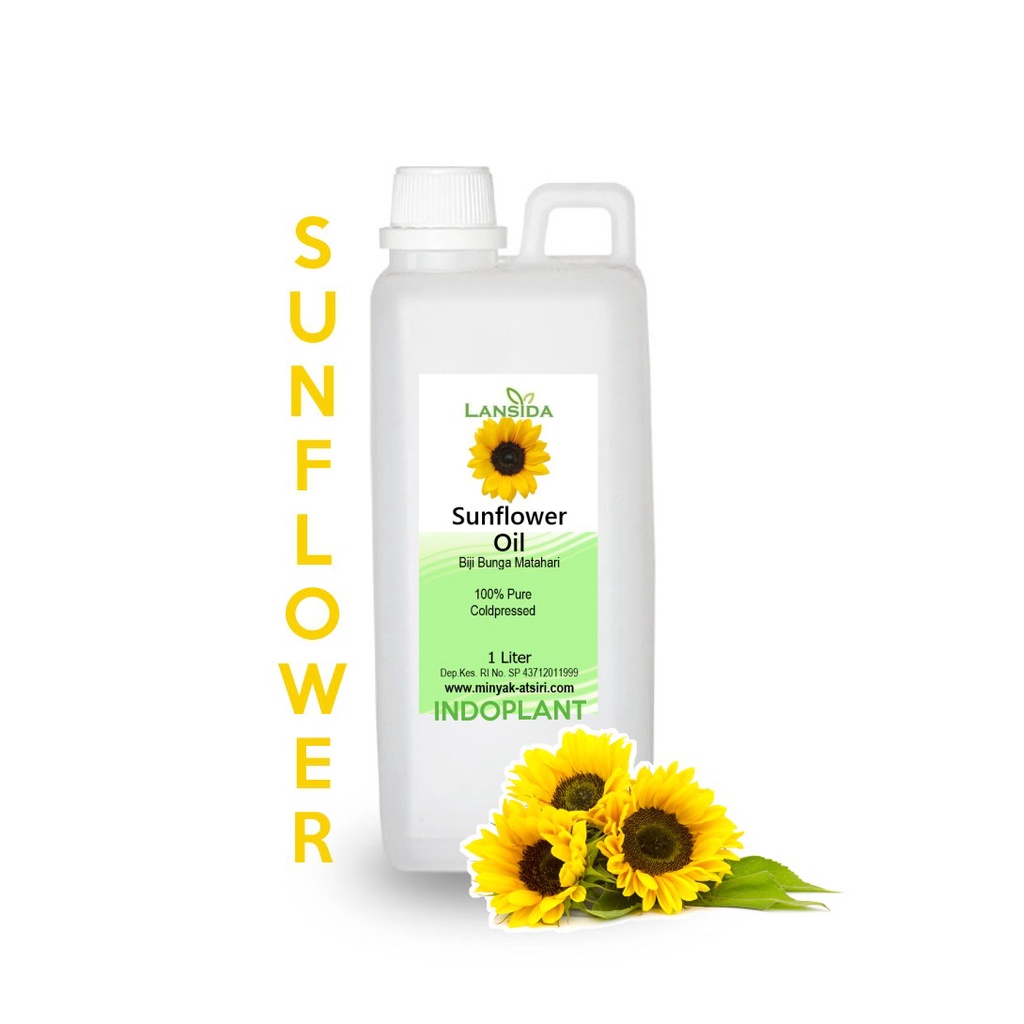 Jual Sunflower Oil 1 Liter Cosmetic Grade Minyak Biji Bunga Matahari ...