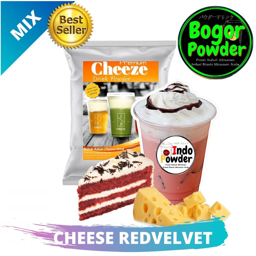 Jual Cheese Red Velvet 1kg / Chese Red Velvet 1kg / Red Velvet rasa ...