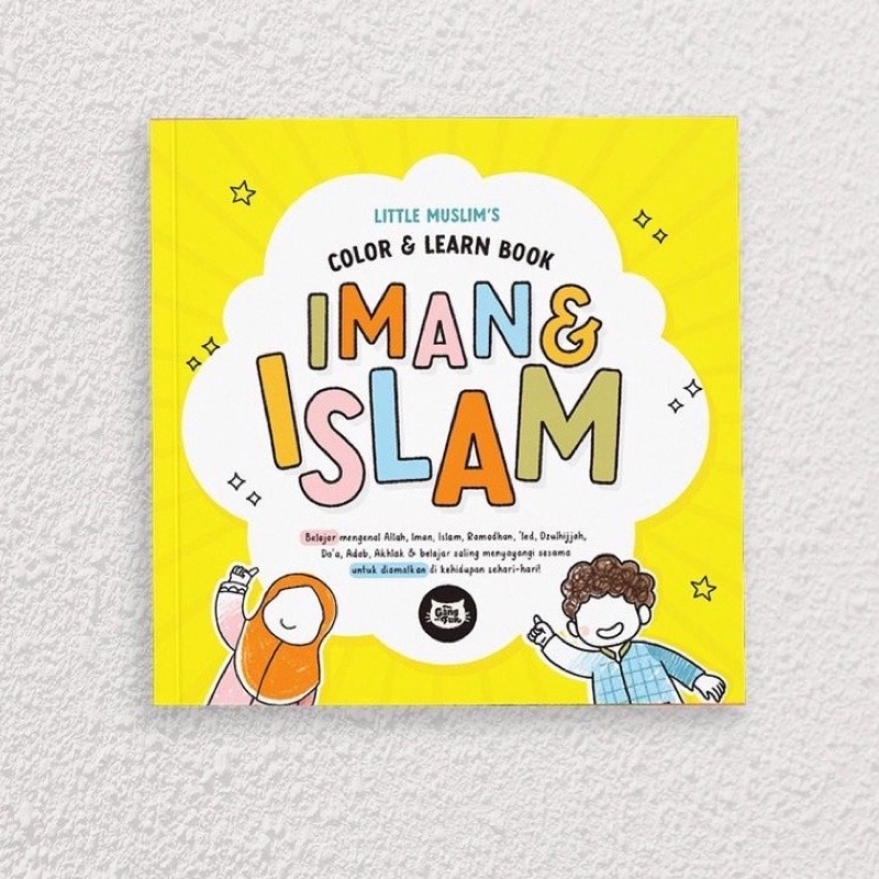 Jual Coloring Book Iman & Islam By The Gang Of Fur | Buku Mewarnai Anak ...