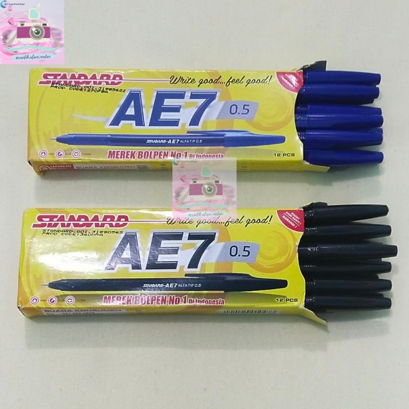 Jual Pulpen Standard AE7 / Pena / Ballpoint | Shopee Indonesia