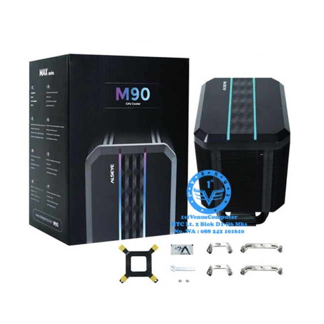 Jual FAN PROCESSOR ALSEYE DOUBLE TOWER M90 AIR COOLING MINI CPU / FAN28 ...