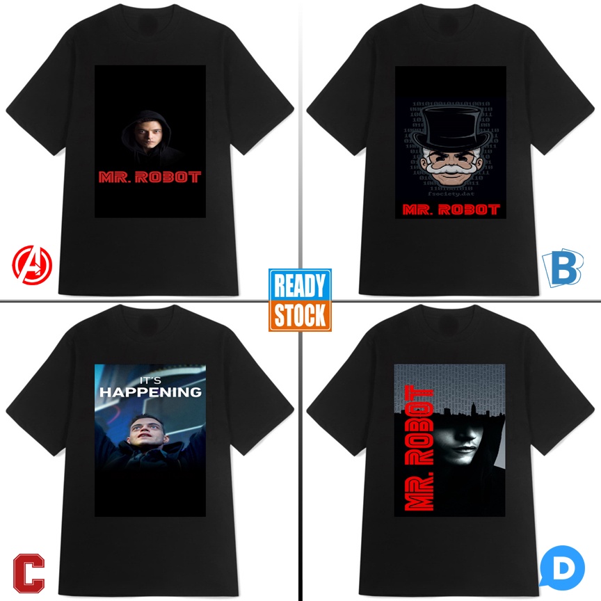 Jual Mr Robot Tshirt | Shopee Indonesia