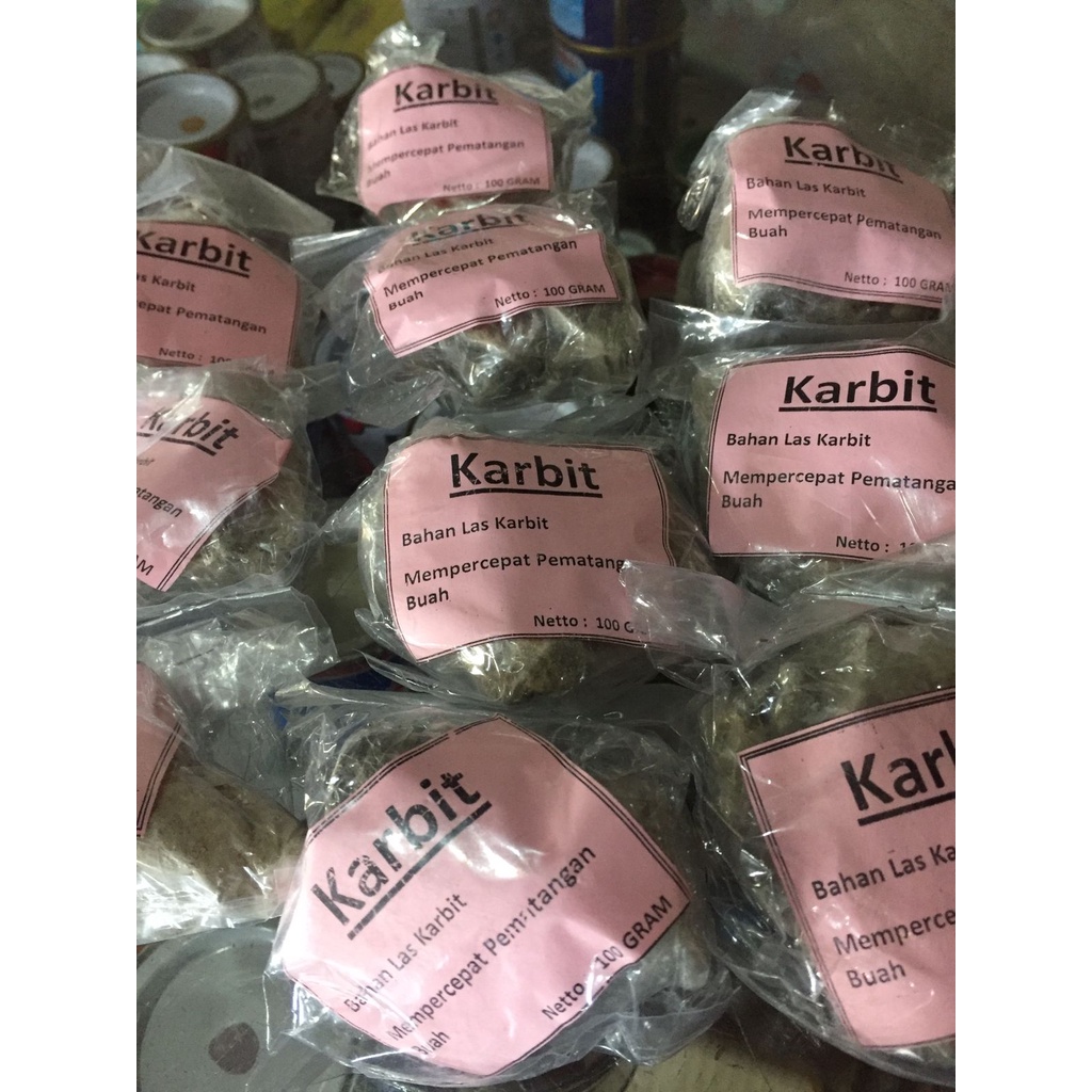 Jual Karbit Pematang Buah 100 gram / karbit las | Shopee Indonesia
