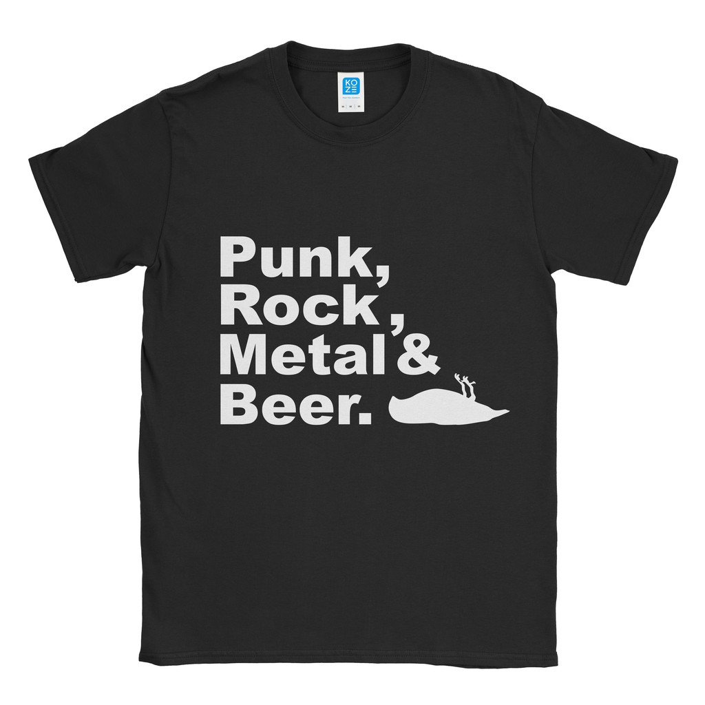 Jual Baju Kaos Band Punk Rock Metal Beer | Shopee Indonesia