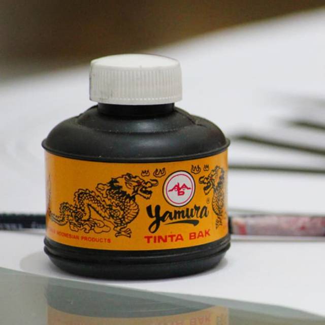 Jual 1 BOTOL BESAR TINTA BAK CINA KALIGRAFI NAGA YAMURA | Shopee Indonesia