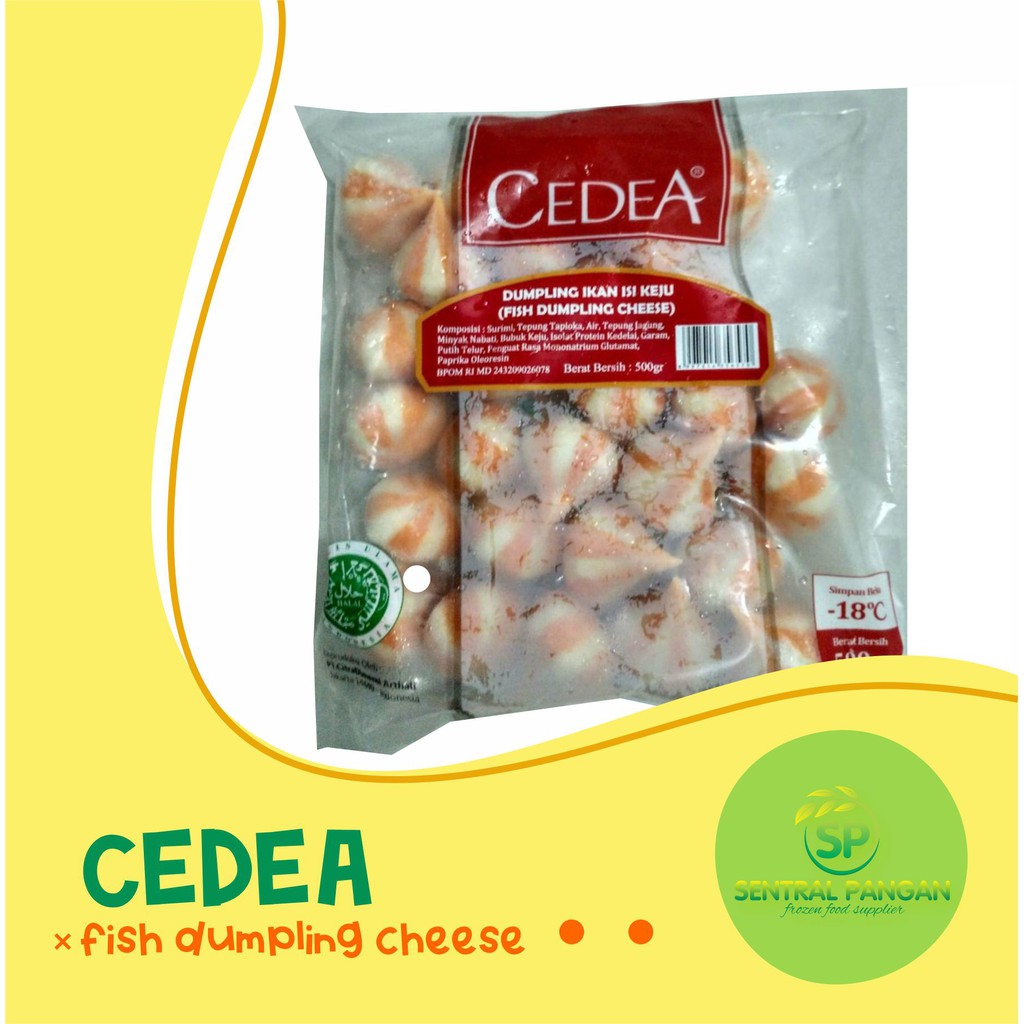 Jual CEDEA fish dumpling cheese 500gr | Shopee Indonesia