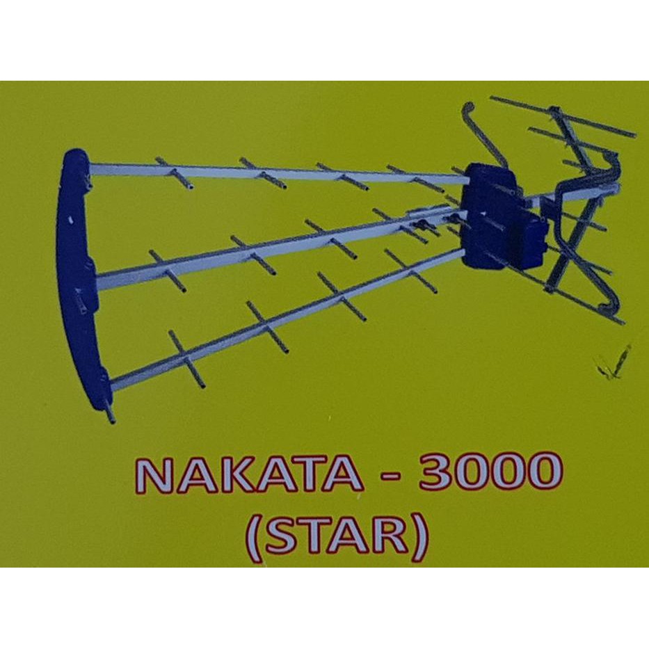 Jual Antena outdoor 3 jari NAKATA 3000 cocok tv tabung dan tv led | Shopee Indonesia