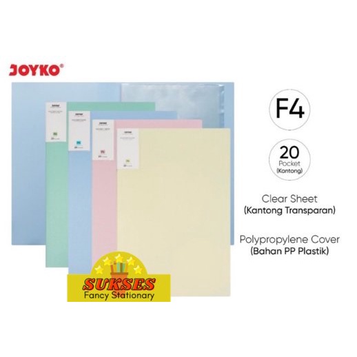 Jual DKF420 Document Keeper Clear Holder Map File Dokumen Folder Joyko ...