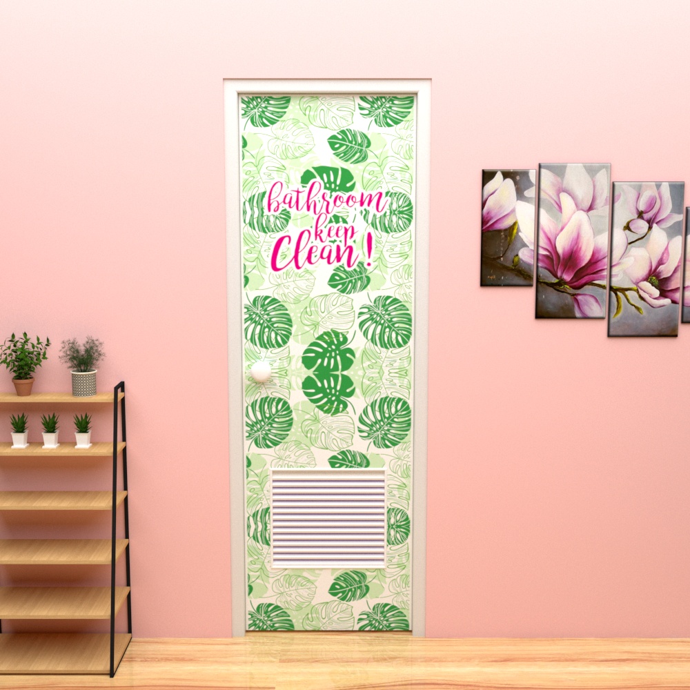 Jual stiker pintu kamar mandi - sticker pintu kamar mandi - stiker ...