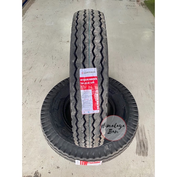 Jual Ban Truk Gajah Tunggal 900 R20 20 14PR Nylon GT Miler 88N RFD ...