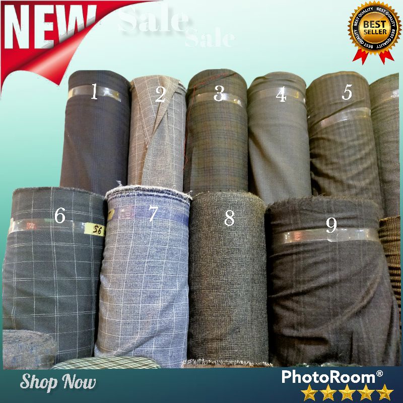 Jual Bahan Kain Pure Wool. woll kemeja. blazer wool. celana wool jas ...