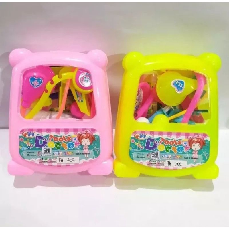 Jual Mainan dokter koper anak dengan roda warna random / Mainan Edukasi ...