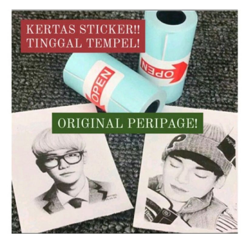 Jual STICKER PERIPAGE printer A6 | STICKER PAPERANG | STICKER THERMAL ...