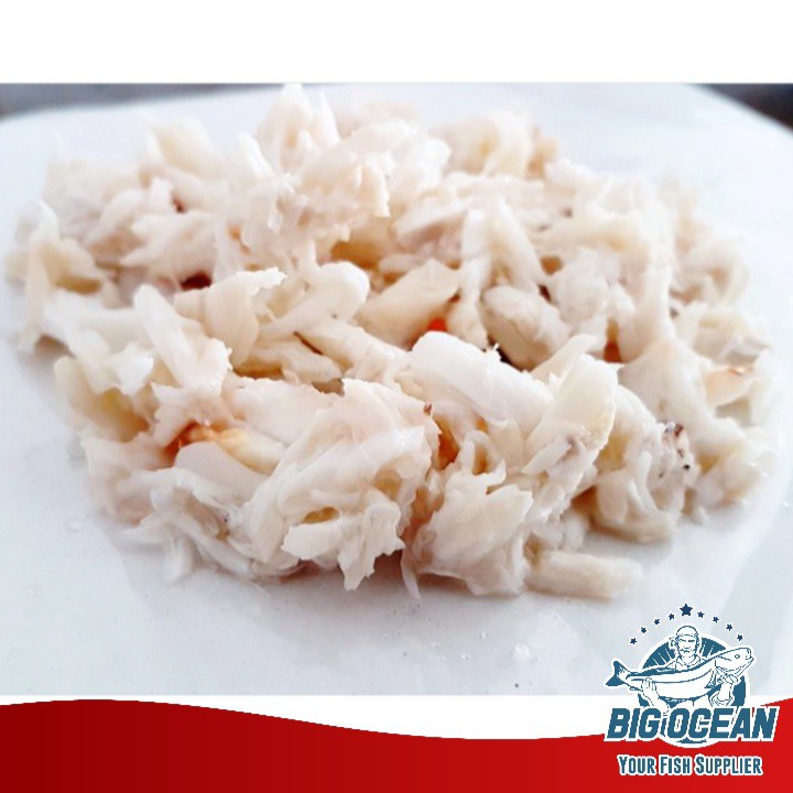 Jual Daging Kepiting Murni | isian daging kepiting @500gr | Shopee ...